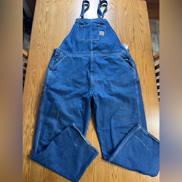 Carhartt | Jeans | Carhartt Mens Denim Carpenter Work Farm Overalls ...